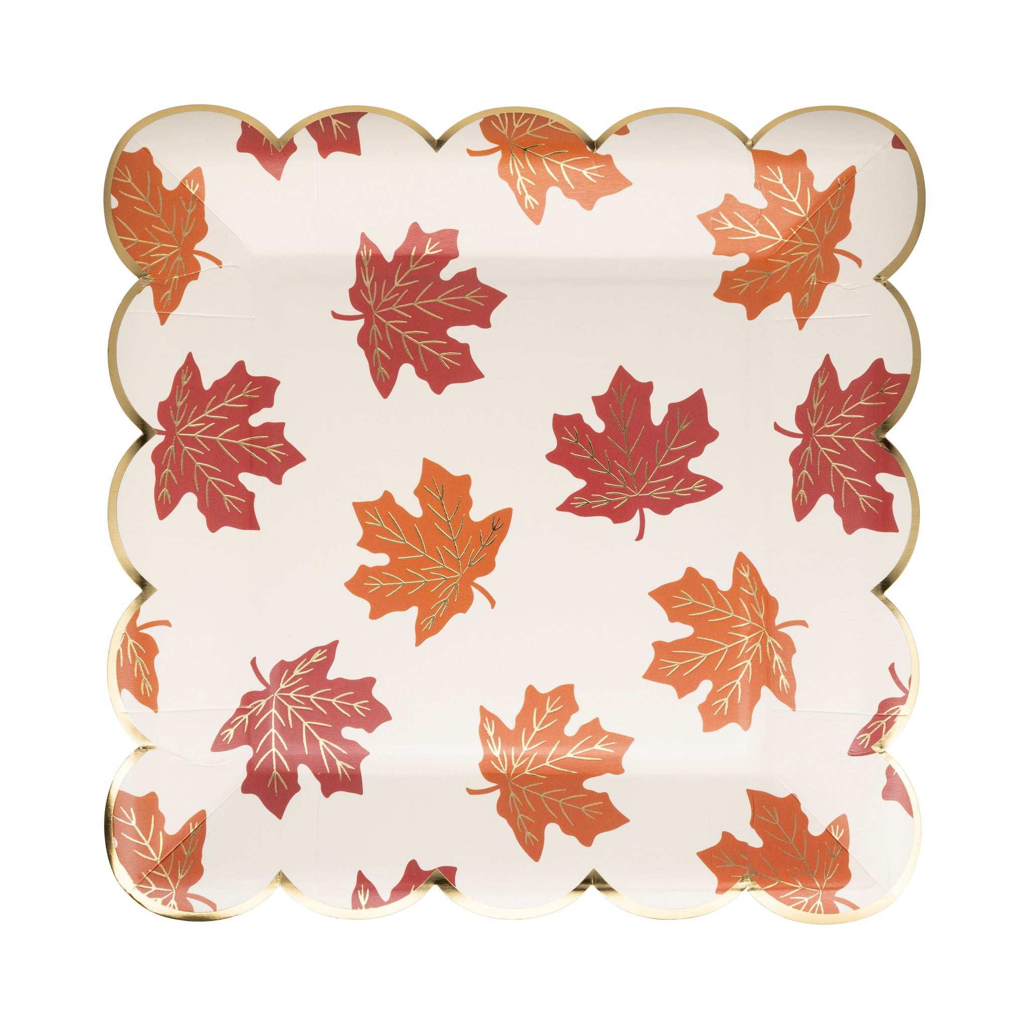 GBL1242 - Falling Leaves 9" Paper Plate – My Minds Eye Paper Goods Wholesale