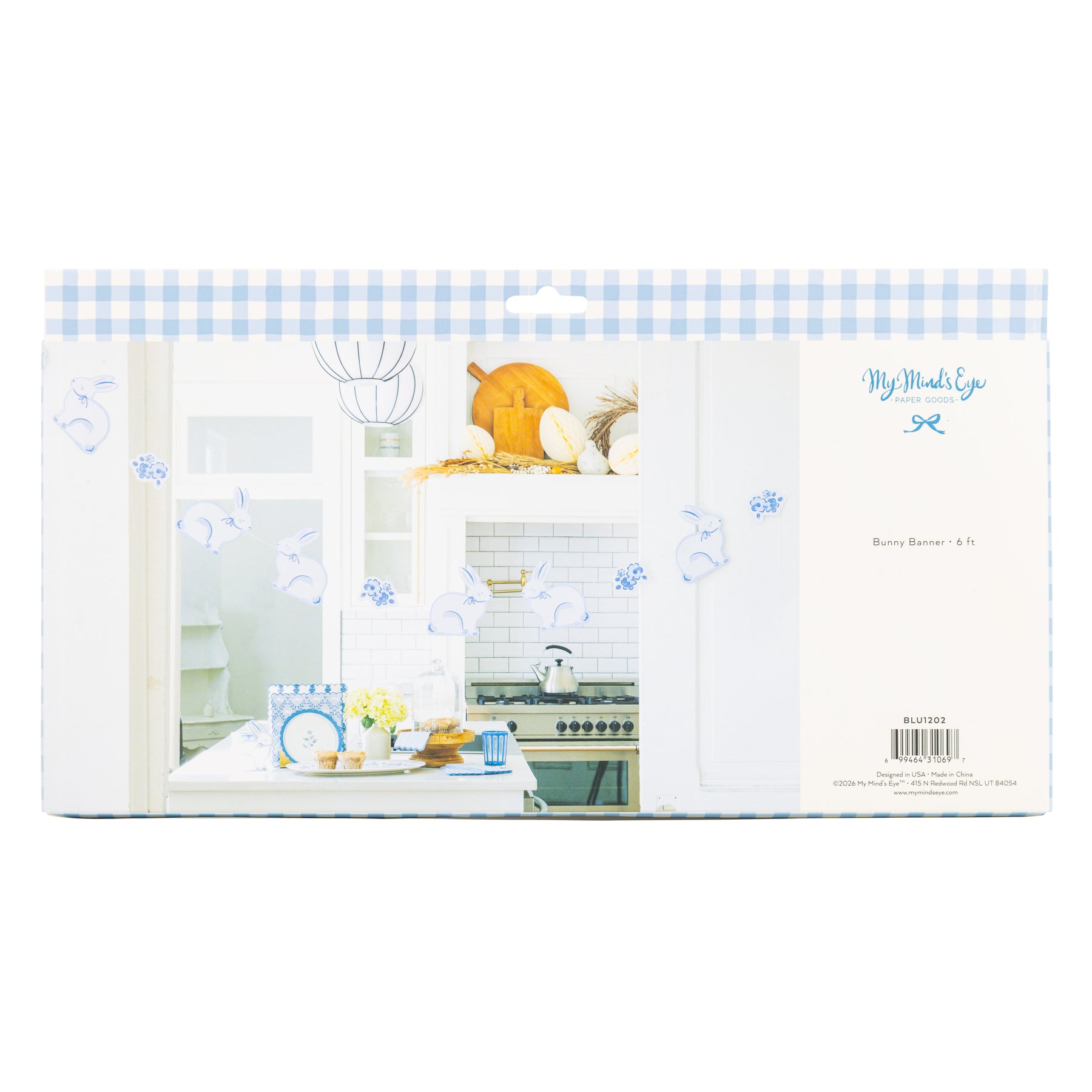 BLU1202 - Blue Bunny Banner – My Minds Eye Paper Goods Wholesale