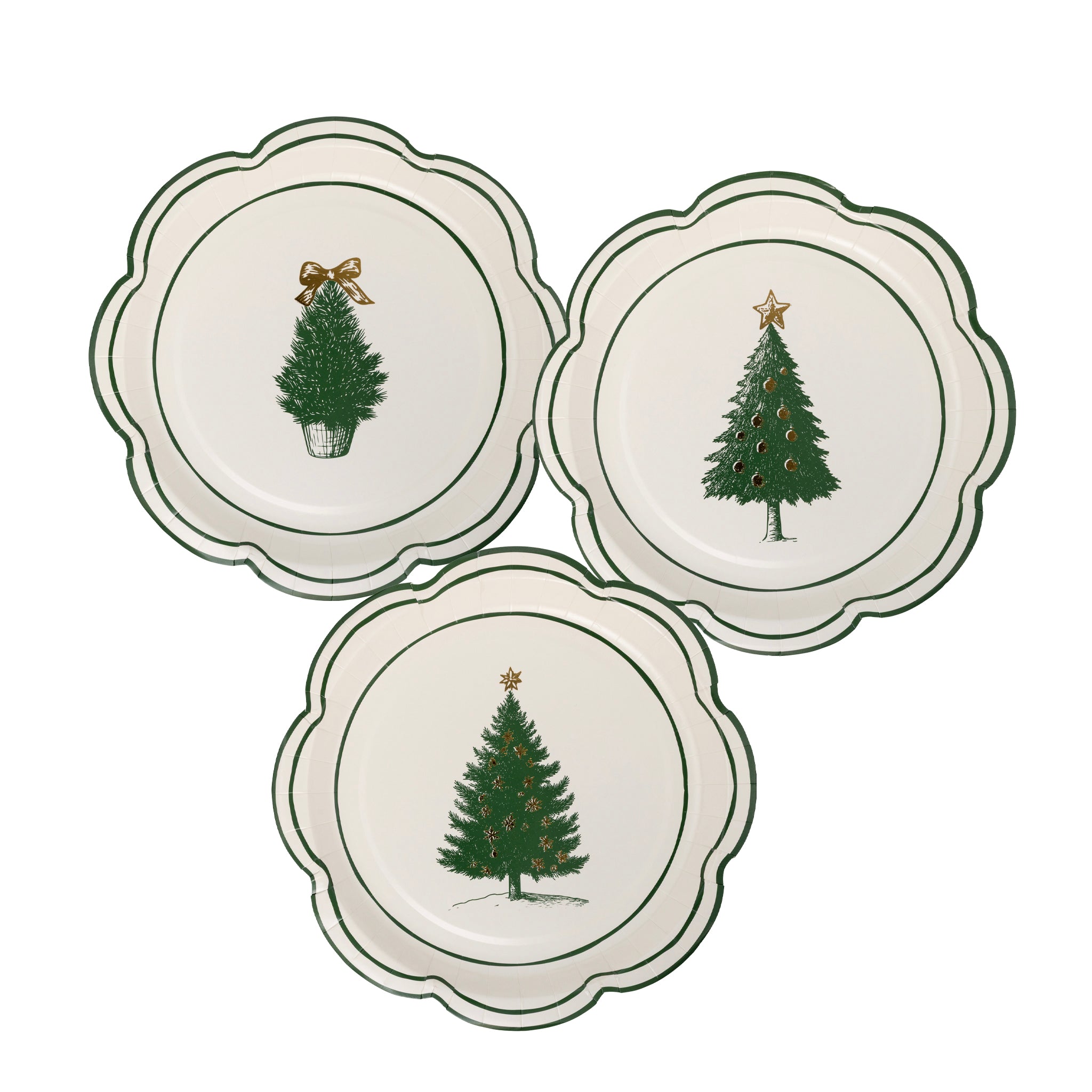 CHL1240 - Christmas Lane Plate Set – My Minds Eye Paper Goods Wholesale