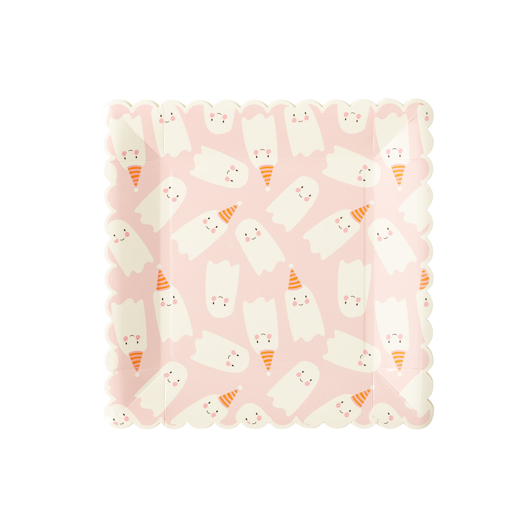 GGH1044 - Ghoul Gang Scattered Ghost Paper Plate – My Minds Eye Paper ...