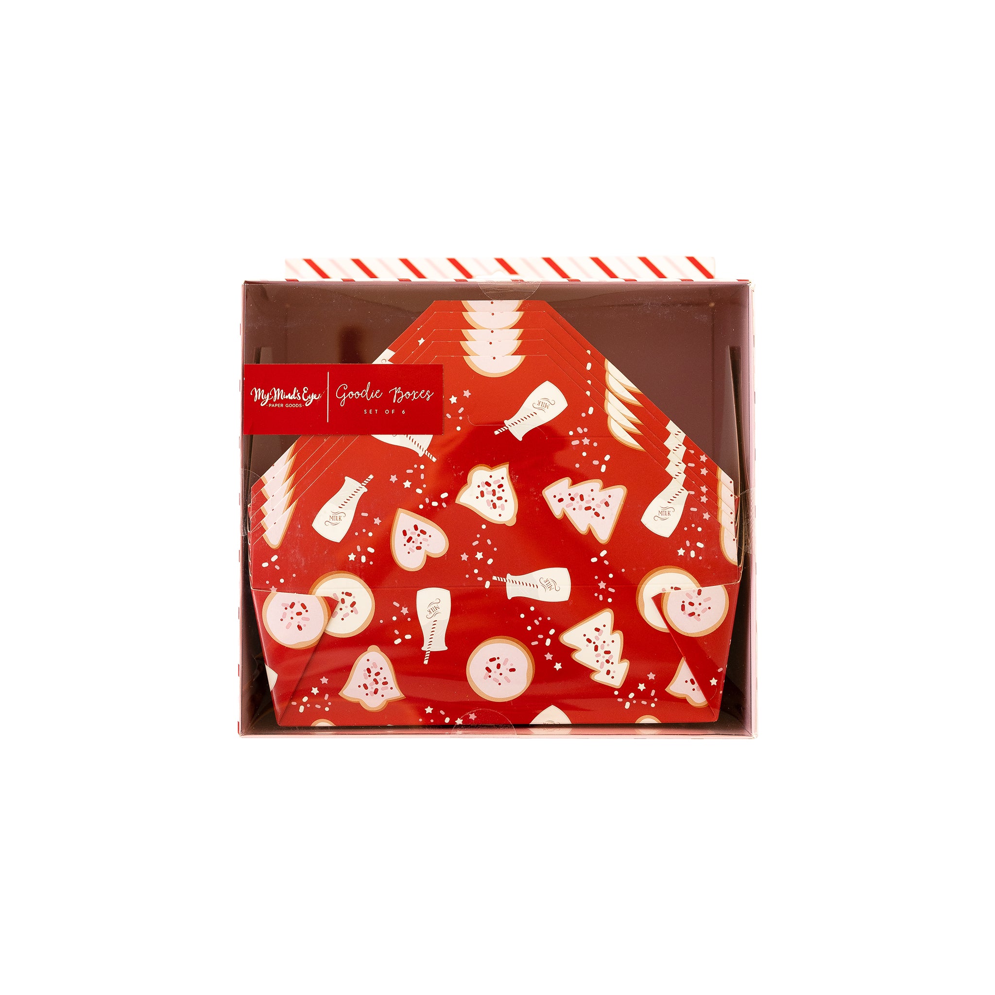 PLFC183 - Red Milk and Cookies Take Home Box – My Minds Eye Paper Goods ...