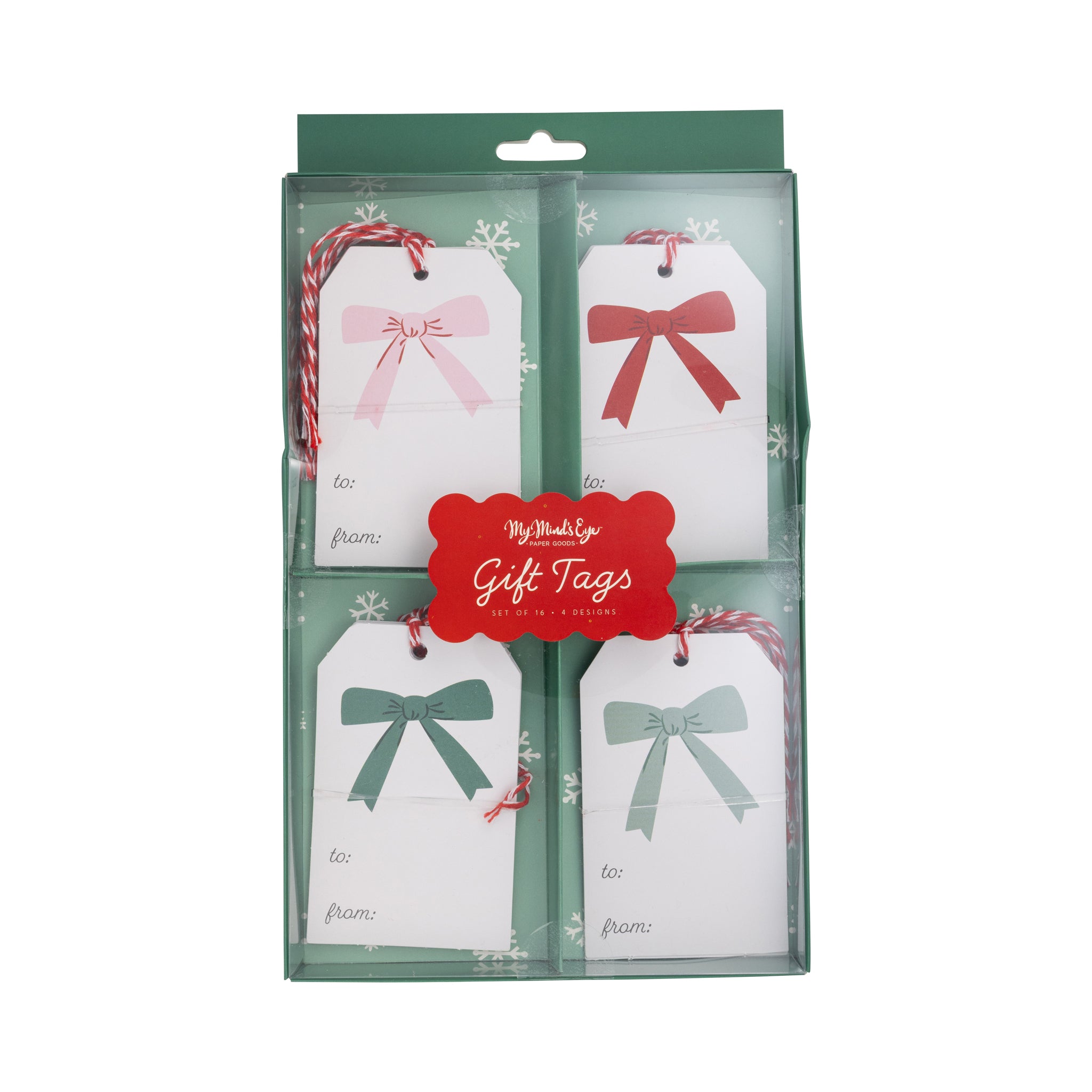 PLGT192 - Bow Gift Tag Set – My Minds Eye Paper Goods Wholesale