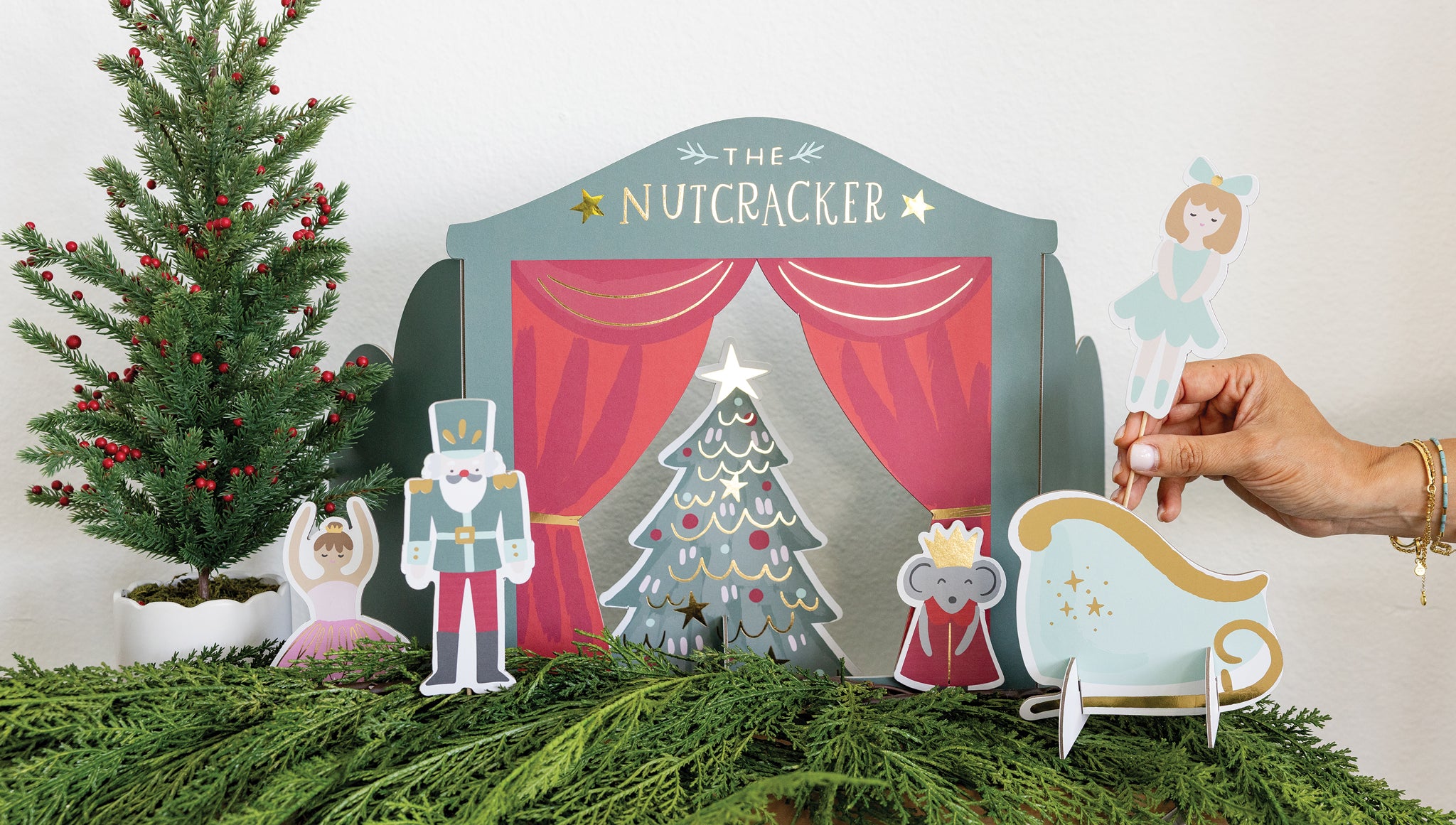 PLKC133 - Nutcracker Puppet Theater Kit – My Minds Eye Paper Goods ...