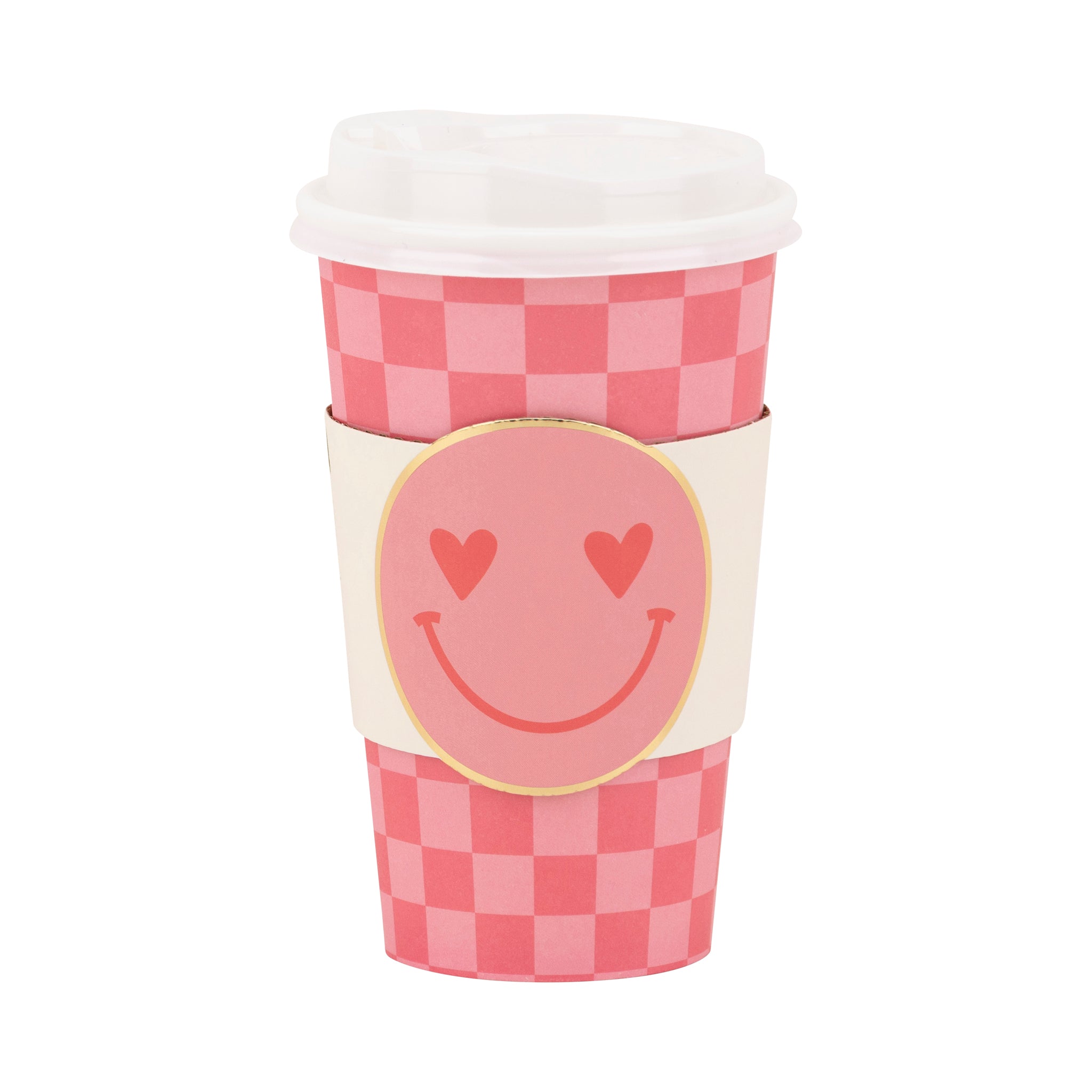 PLTG486 - Checker Smiley Face To Go Cups – My Minds Eye Paper Goods ...