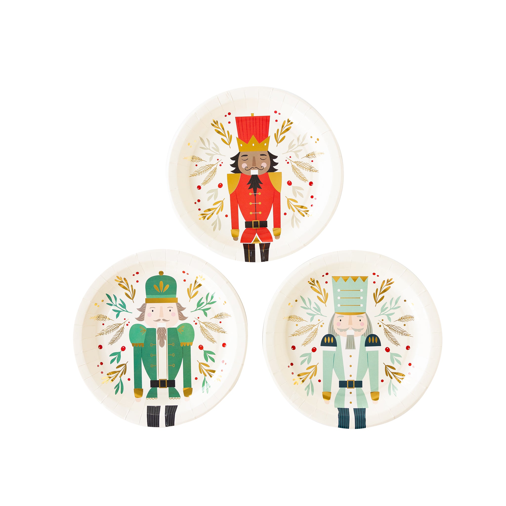 PLTS389B - Nutcracker Paper Plate Set – My Minds Eye Paper Goods Wholesale