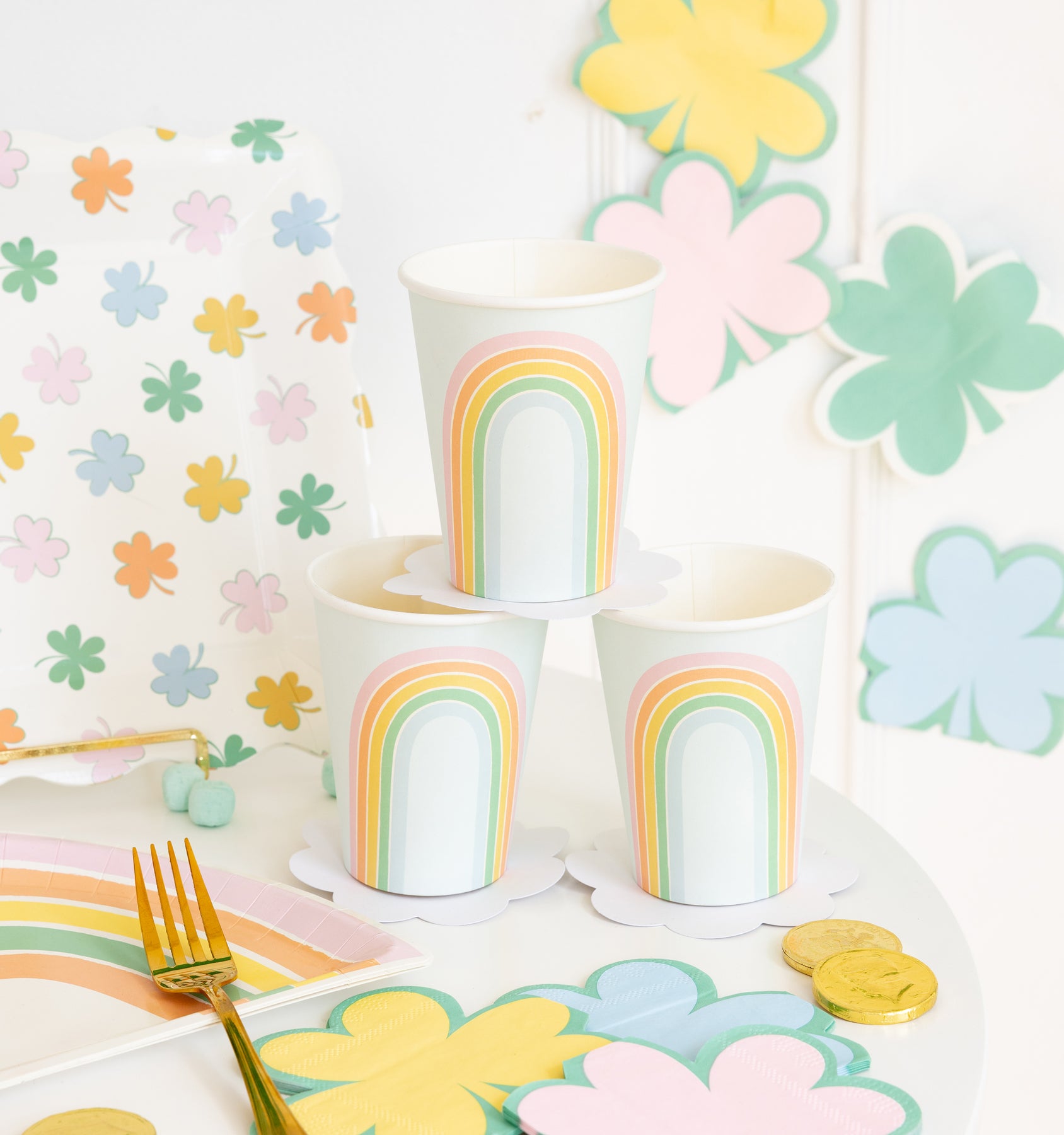PSP1210 - Pastel Rainbow Cup – My Minds Eye Paper Goods Wholesale