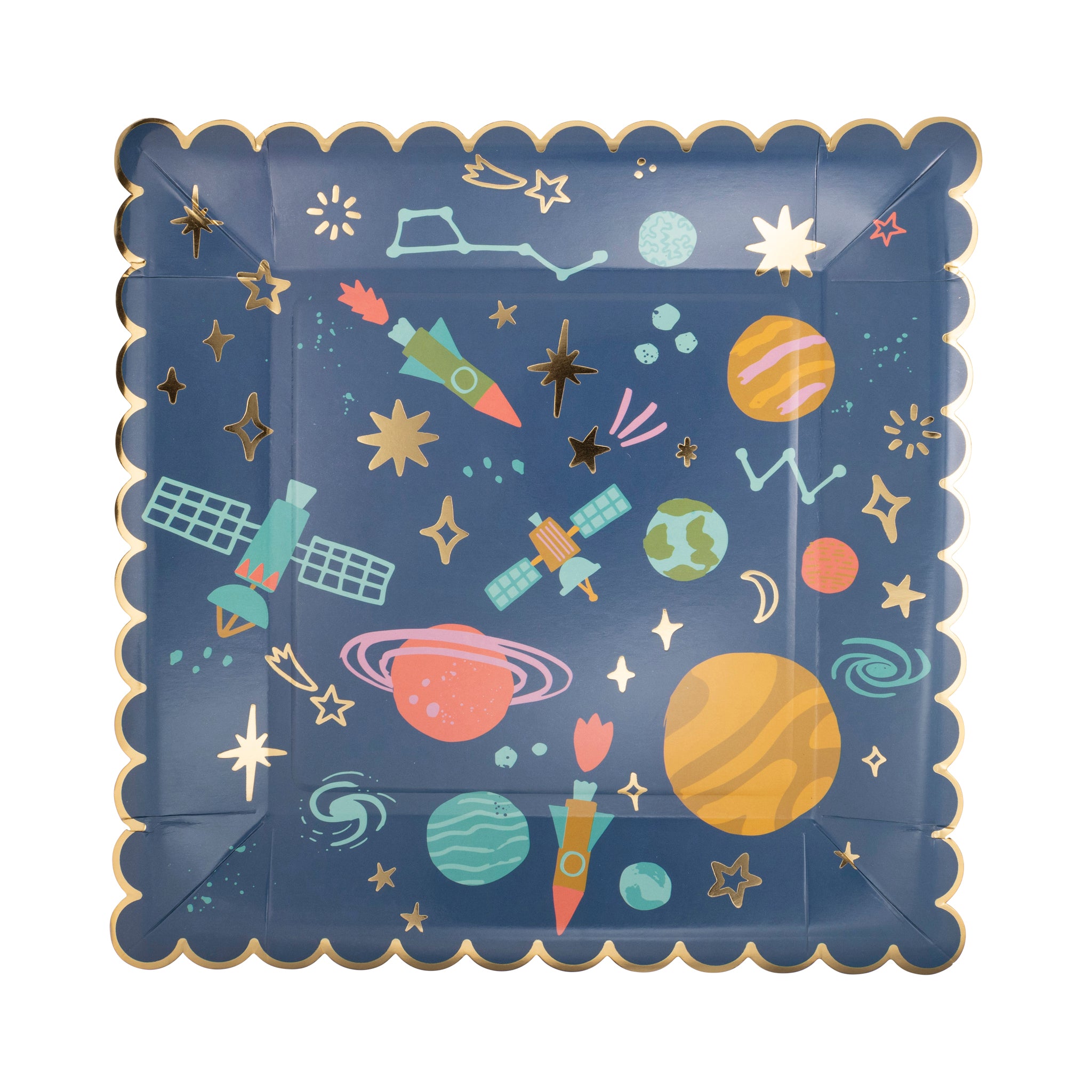 SPC1142 - Space Pattern Square Plate – My Minds Eye Paper Goods Wholesale