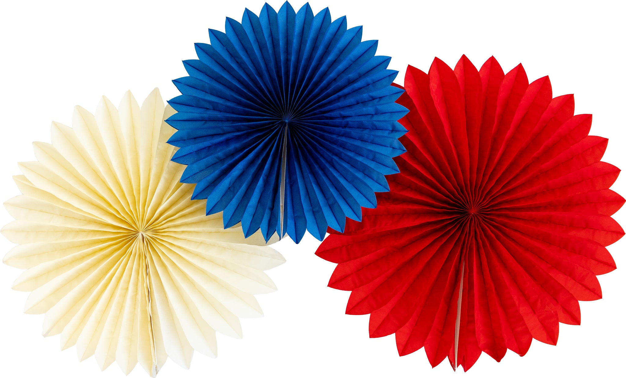 SSP1002 - Red White and Blue Tissue Party Fans – My Minds Eye Paper ...
